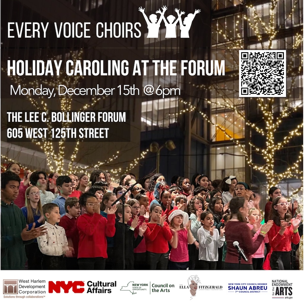 Holiday Caroling at The Forum 2025 | Columbia Neighbors